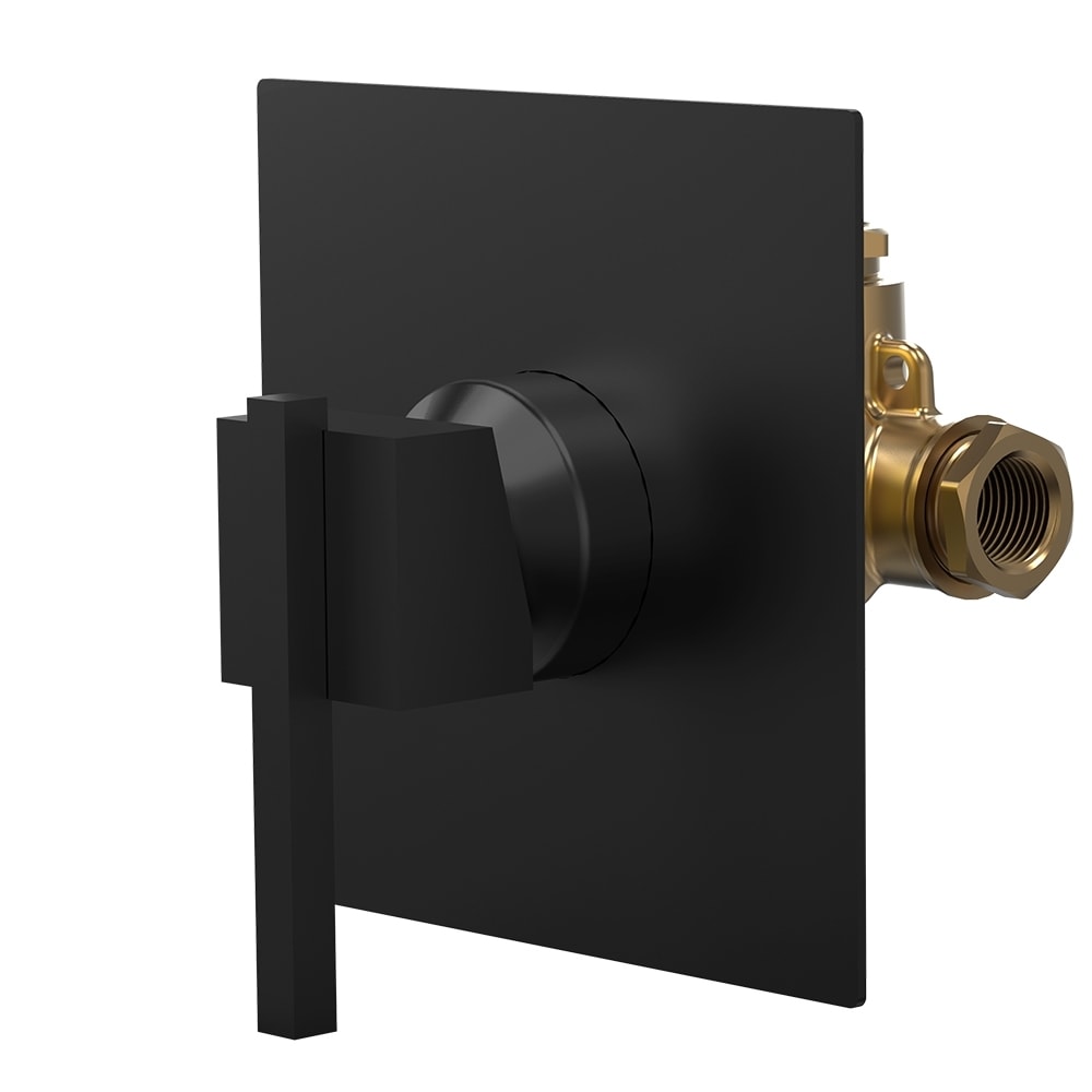 Misturador Monocomando Para Chuveiro 1/2X3/4 Eros 6416 Bk640 Preto ...