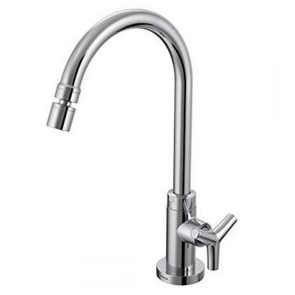 Torneira Para Cozinha De Mesa Bica Alta Triplus Cromada Docol Abc Da